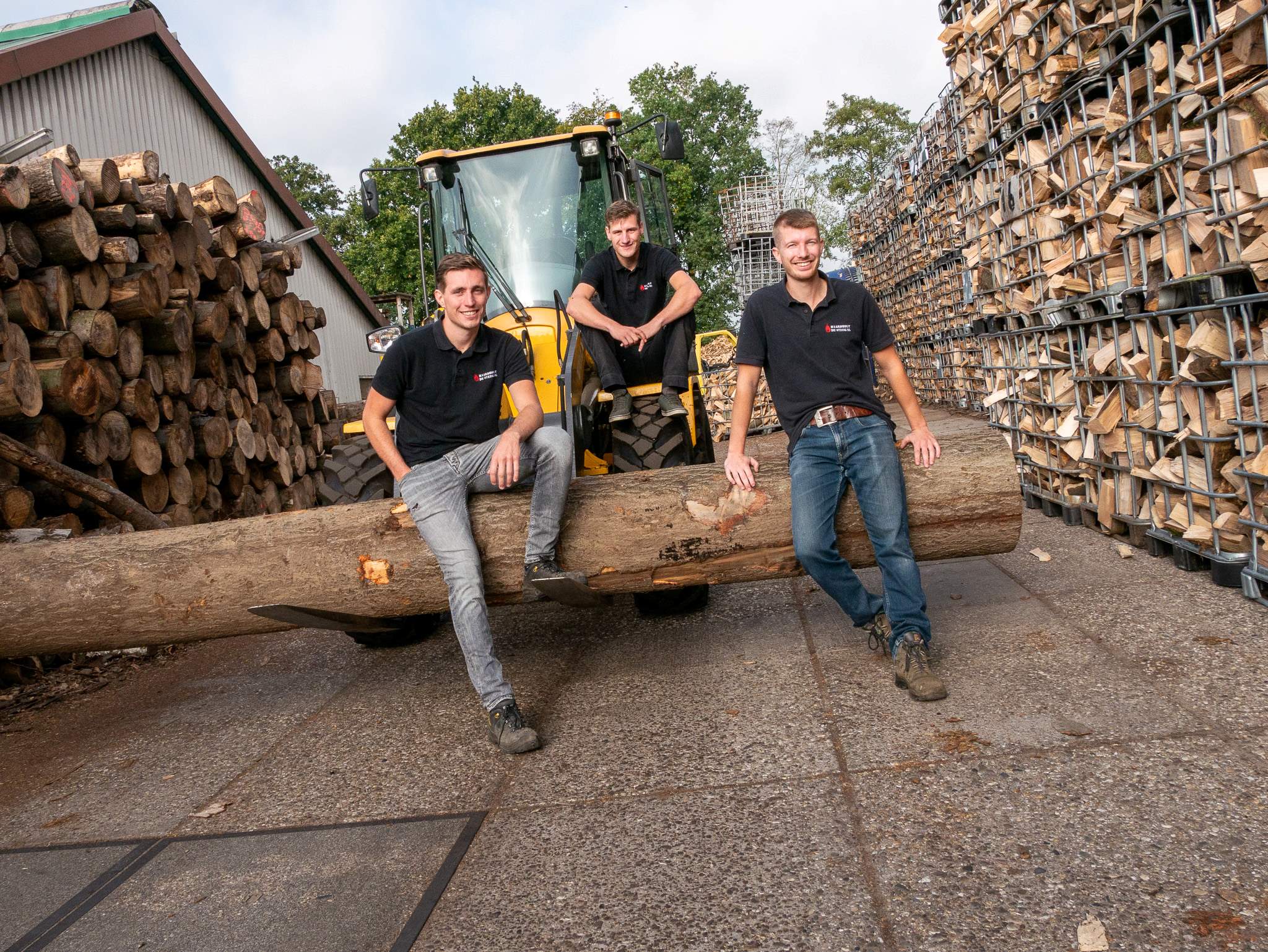 Haardhout groothandel - bulk levering